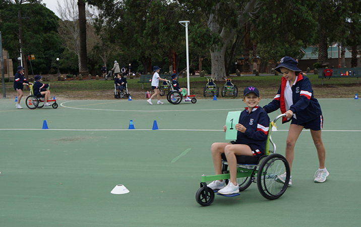 Junior School Wheelchair Wheelathon - Wenona School