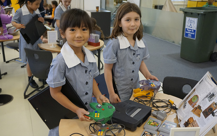 Woodstock revisit retro technology - Wenona School