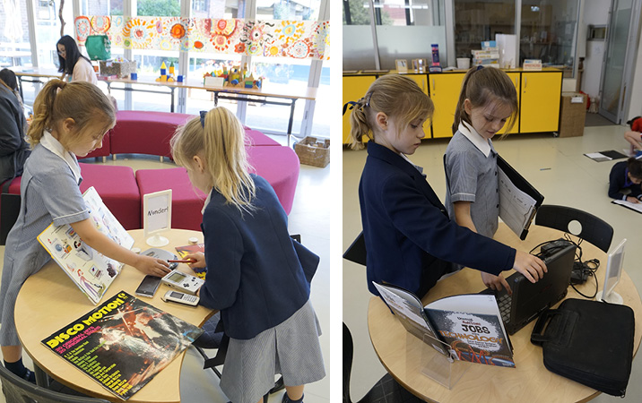 Woodstock revisit retro technology - Wenona School