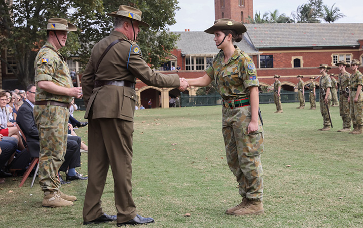 Cadets Ceremonial Parade and Dinner - Wenona School