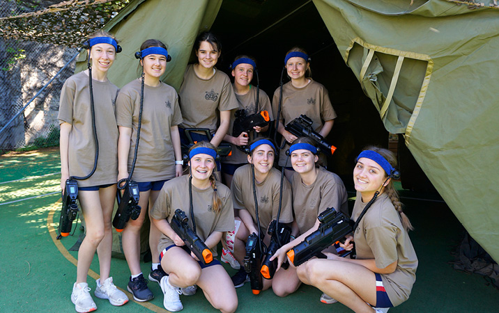 Cadets embrace ‘rain’ - Wenona School