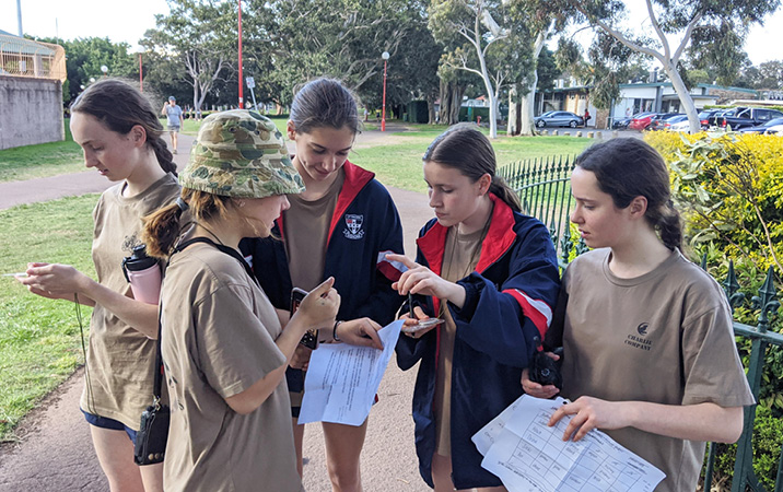 Cadets embrace ‘rain’ - Wenona School